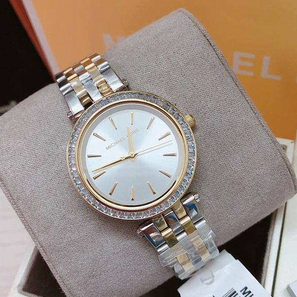 Đồng Hồ Nữ Michael Kors MK Darci Mini Watch MK3405 33mm Màu Vàng Bạc