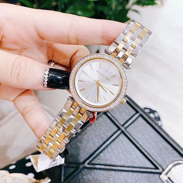 Đồng Hồ Nữ Michael Kors MK Darci Mini Watch MK3405 33mm Màu Vàng Bạc