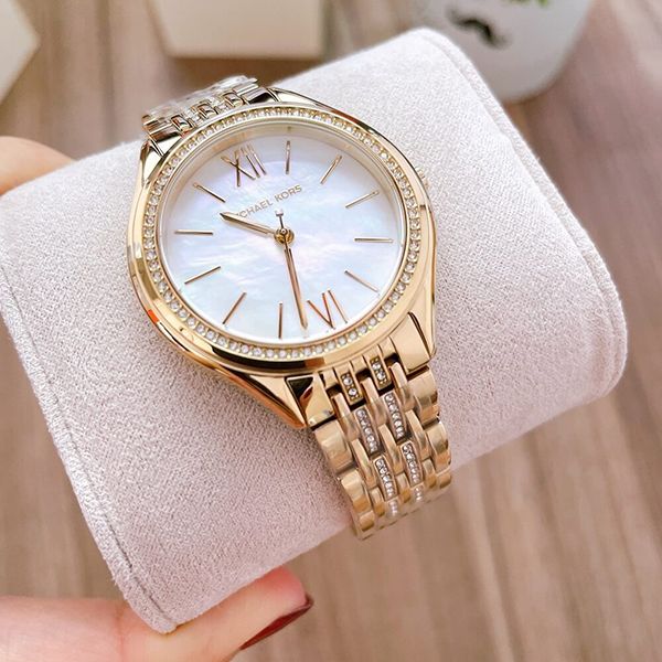 Đồng Hồ Nữ Michael Kors MK Mindy Rose Gold-Tone Watch MK7078 Màu Vàng Gold