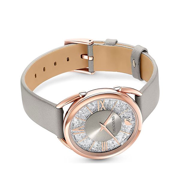 Đồng Hồ Nữ Swarovski Crystalline Glam Watch 5452455 Màu Xám