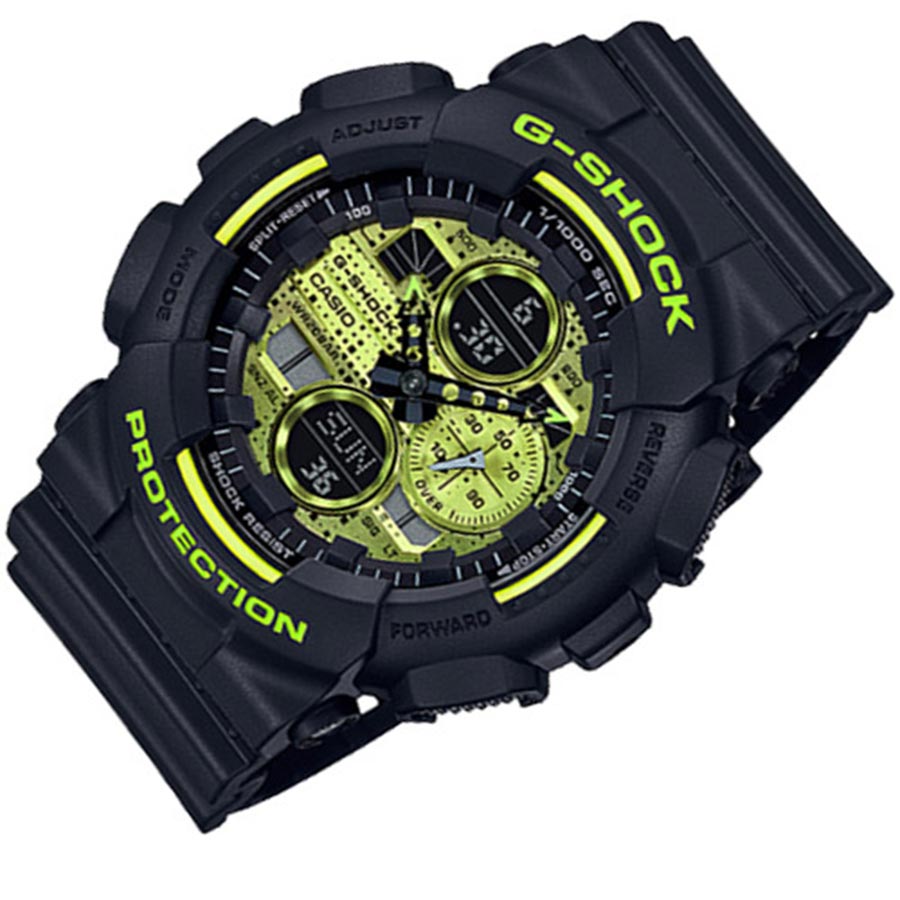 Đồng Hồ Nam Casio Analog-Digital G Shock GA-140DC-1A Màu Đen