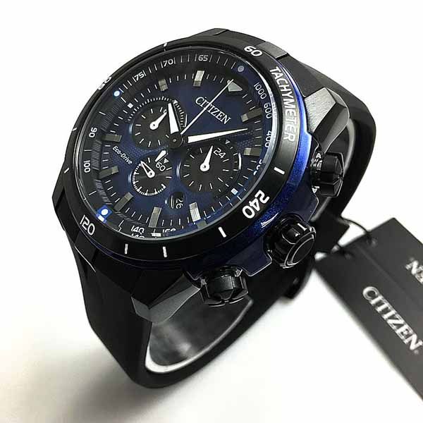 Đồng Hồ Citizen Ecosphere Eco-Drive Chronograph Men's Watch CA4155-12L