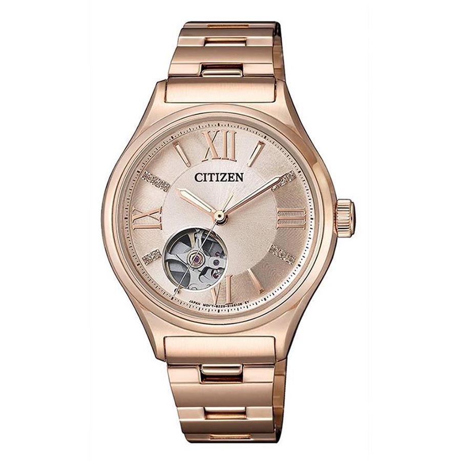 Đồng Hồ Citizen Ladies Open Heart Automatic PC1003-58X Cho Nữ