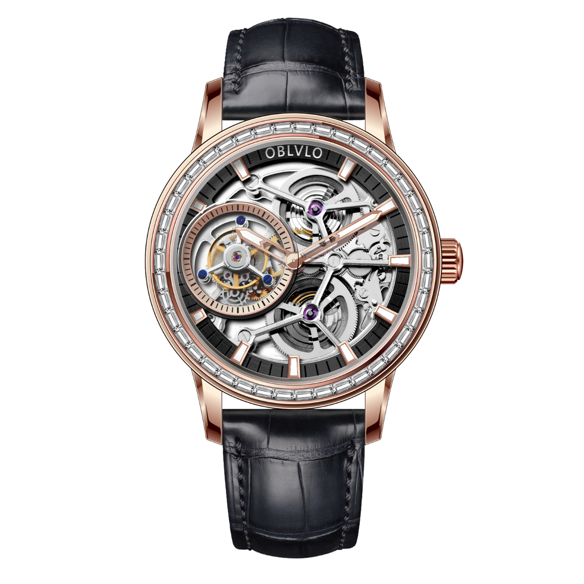 Đồng hồ OBLVLO Tourbillon M-TB-DPBB