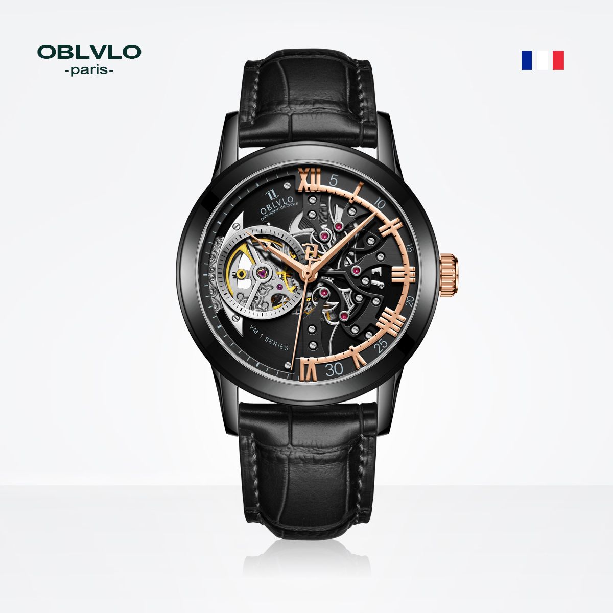 Đồng Hồ OBLVLO VM-S-BBRB