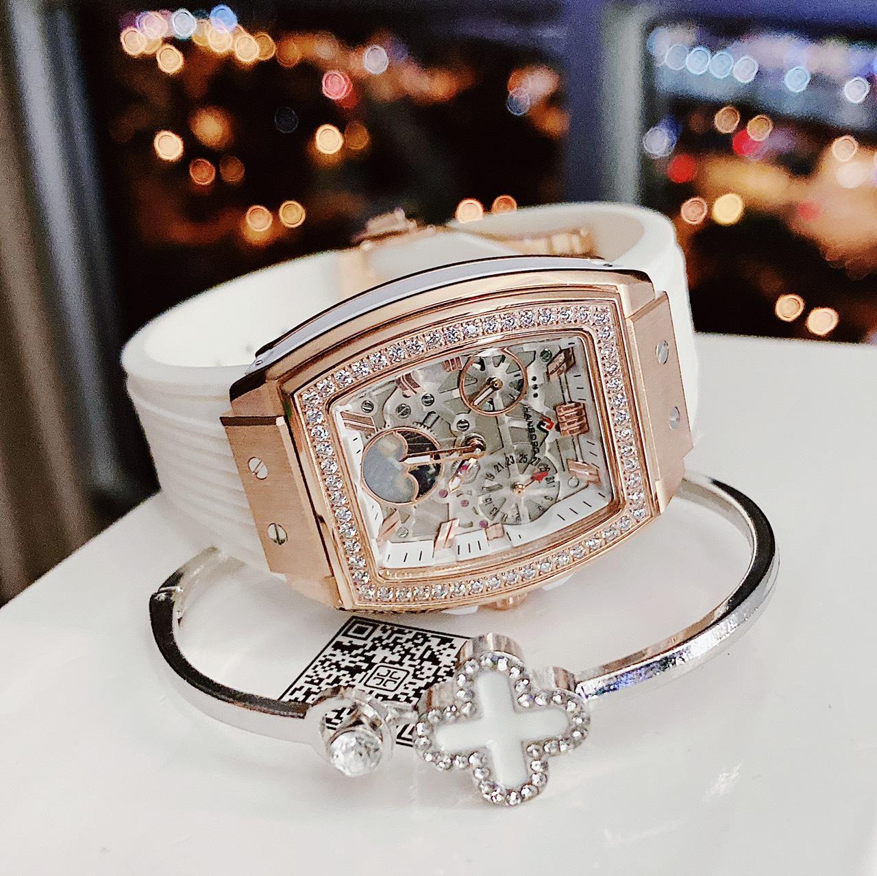 Đồng hồ HANBORO Phiên bản moonphase